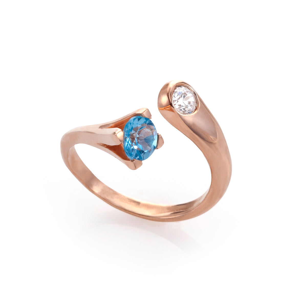 Crown Hug ring | Rose gold ring | Yaarit and Kristin | יערית וקריסטין זהב וורוד – Ya'arit