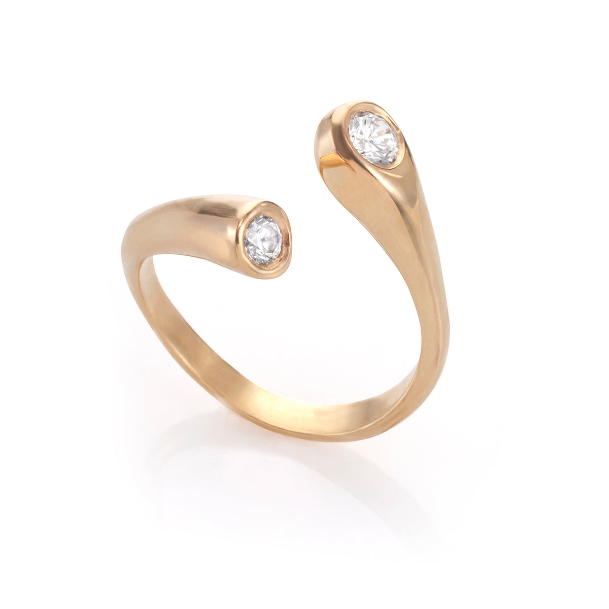 couple hug Diamond ring | Yaarit and Kristin | Unique engagement rings ...