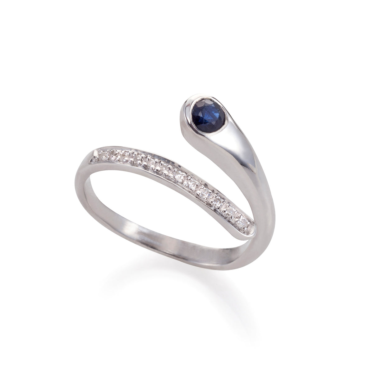 Sparkling Hug ring | Sapphire engagement rings | Yaarit and Kristin ...