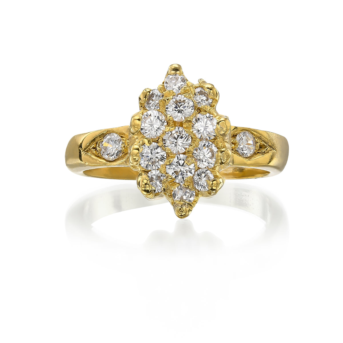 Bouquet diamond ring – Ya'arit